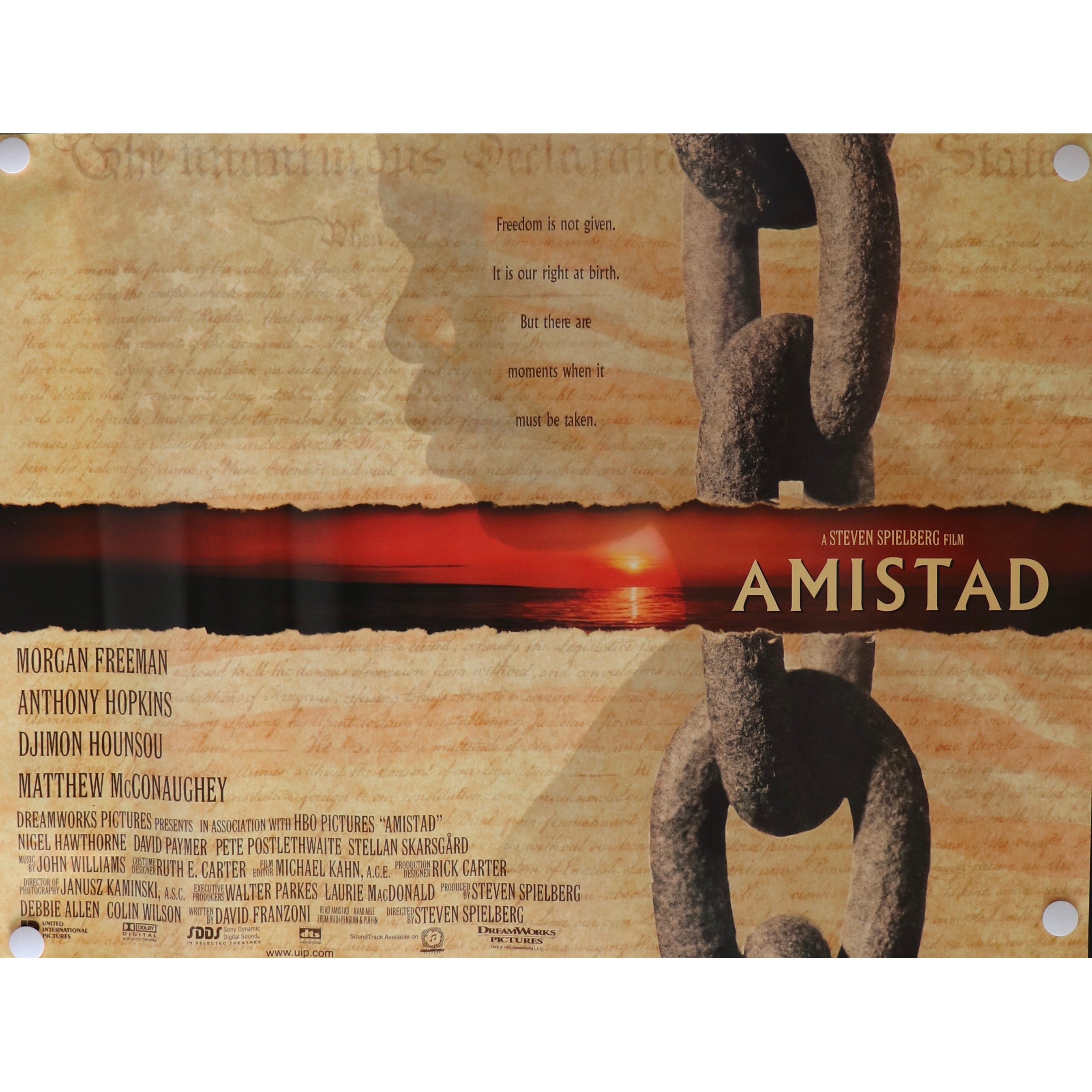 Amistad (1997) – Protagonist (UK) Ltd